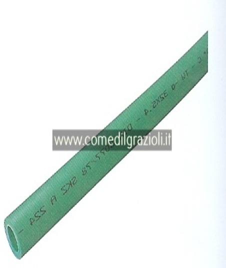 TUBO D.20 mm. IN POLIPROPILENE A SALDARE ADATTO PER IMPIANTI CON TUBI NIRON/AQUATHERM PREZZO AL MT